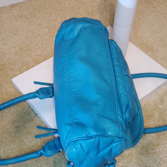 Gal | Bags | Gal Turquoise Pebbled Leather Purse | Poshmark
